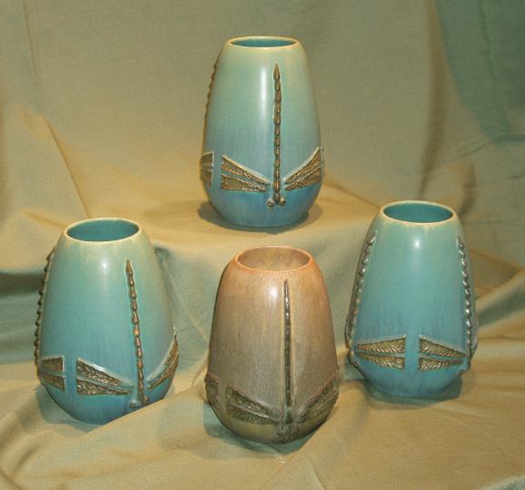 Limited Edition Dragonfly Vases - Century Studios