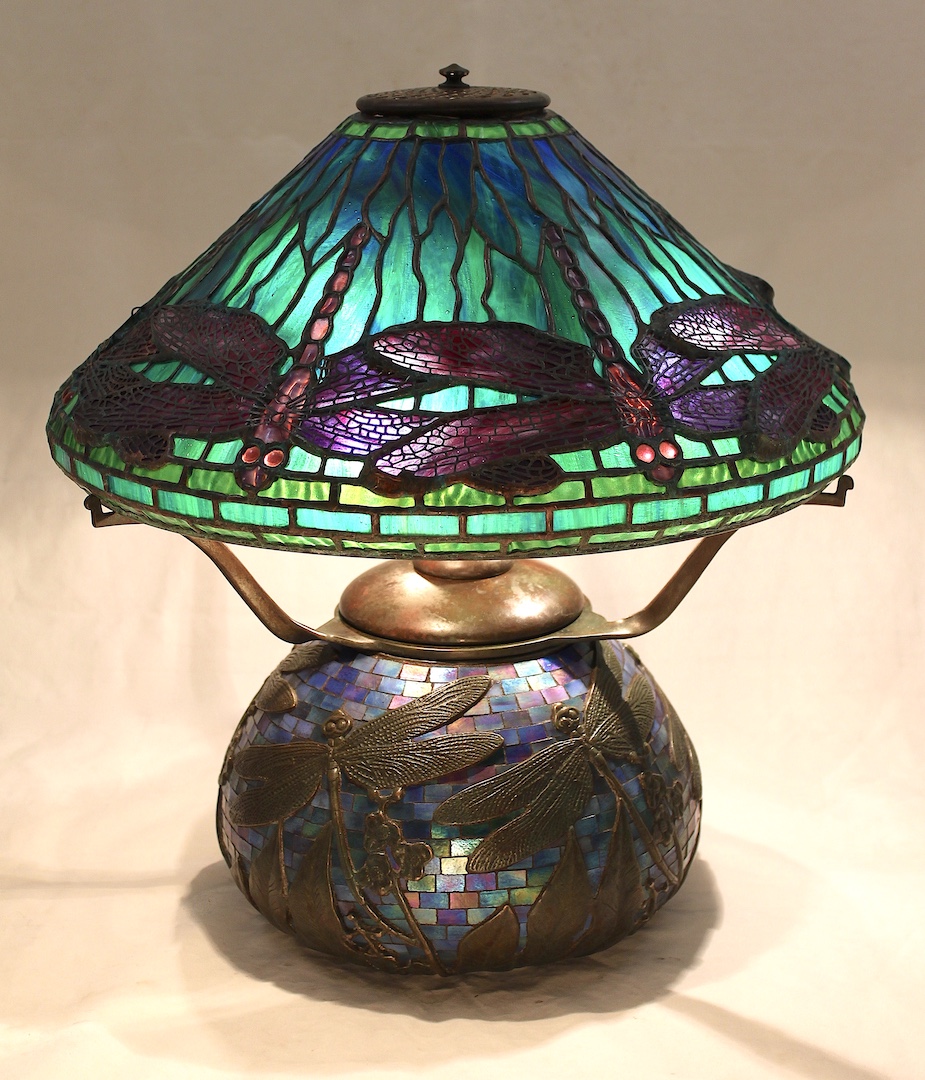 16" Dragonfly on Dragonfly Mosaic Base